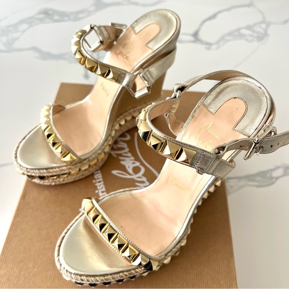 Christian Louboutin | Shoes | Christian Louboutin Wedges | Poshmark